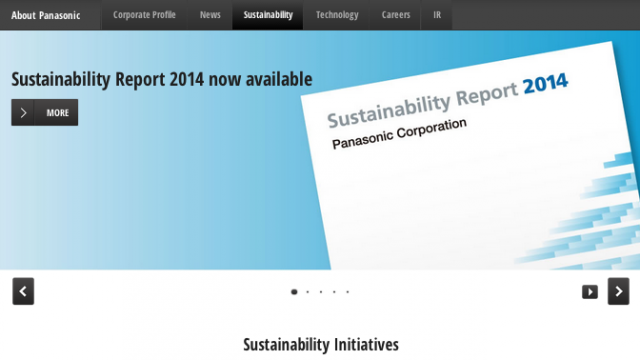 "Sustainability Report 2014" Published to Describe Panasonic's Newest ...